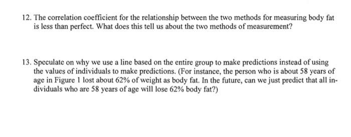 Solved Exercise 33 Dieting, Age, and Body Fat Linear | Chegg.com