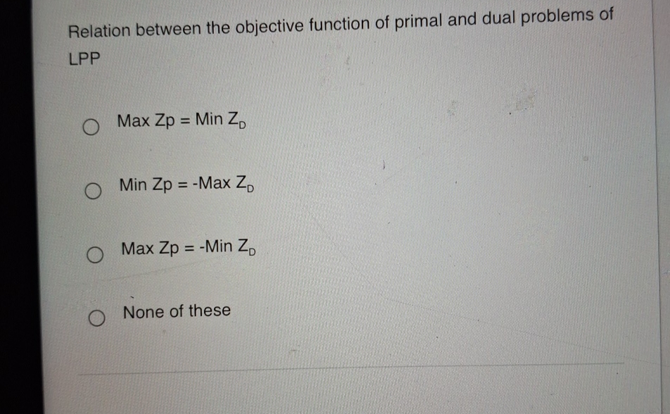 Solved Relation between the objective function of primal and | Chegg.com Solved Relation between the objective function of primal and | Chegg.com