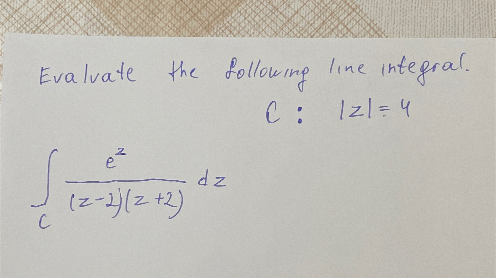 Solved Evaluate the following line | Chegg.com