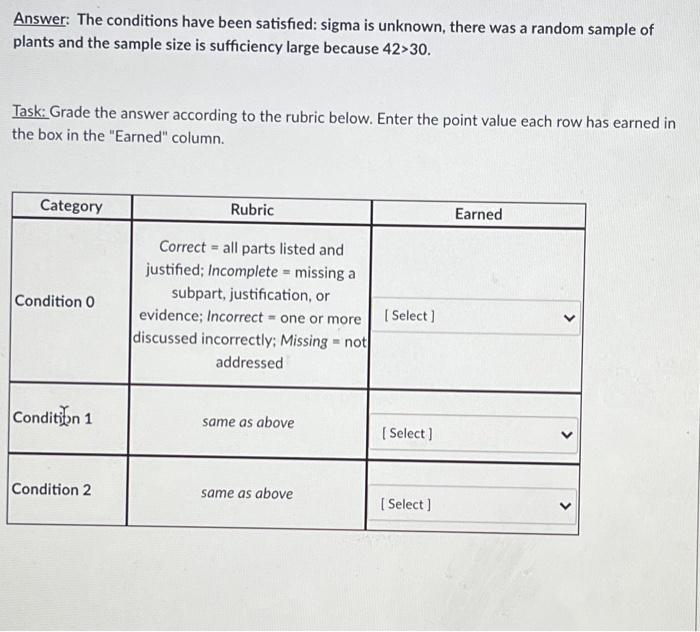 Solved ASSESSING CONDITIONS To fully assess conditions, we | Chegg.com