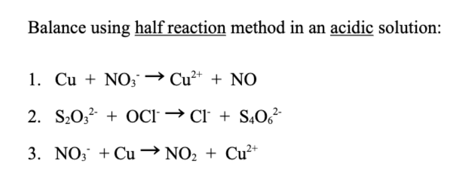 Solved Balance using half reaction method in a basic | Chegg.com
