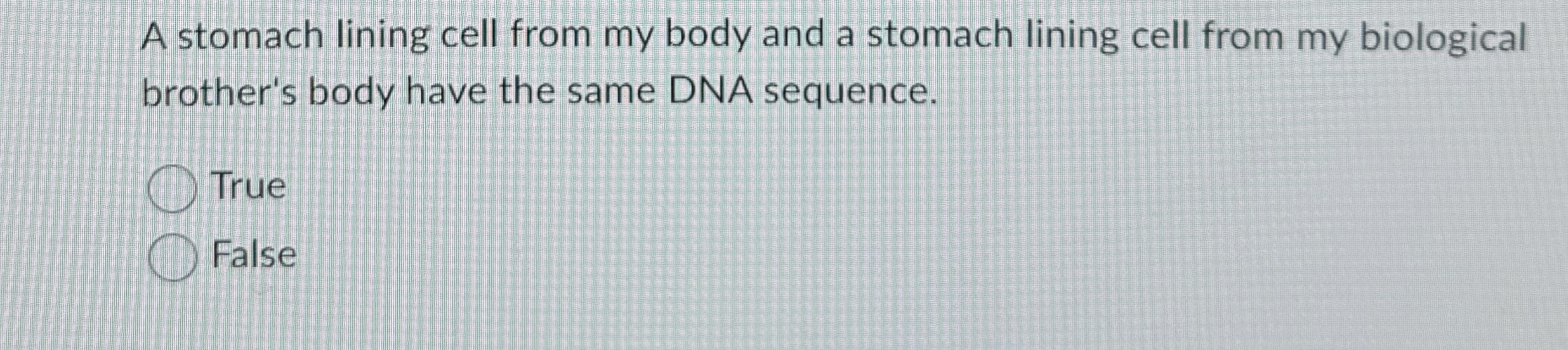 Solved A stomach lining cell from my body and a stomach | Chegg.com