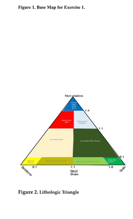 EXERCISE - LITHOFACIES AND ISOPACH MAPS Given: Each | Chegg.com