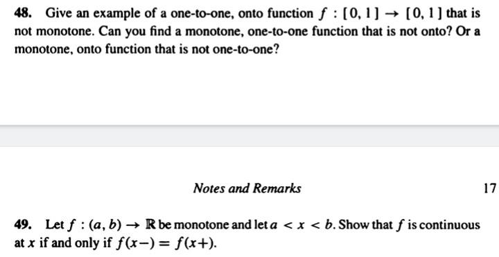 Solved 48. Give an example of a one-to-one, onto function | Chegg.com