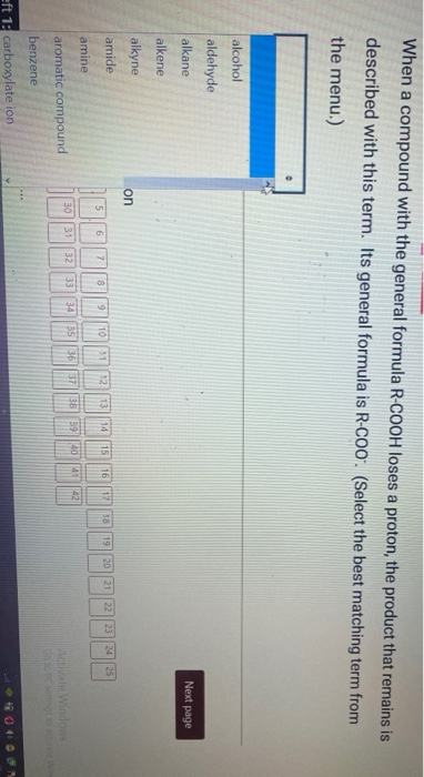 Solved When a compound with the general formula R-COOH loses | Chegg.com