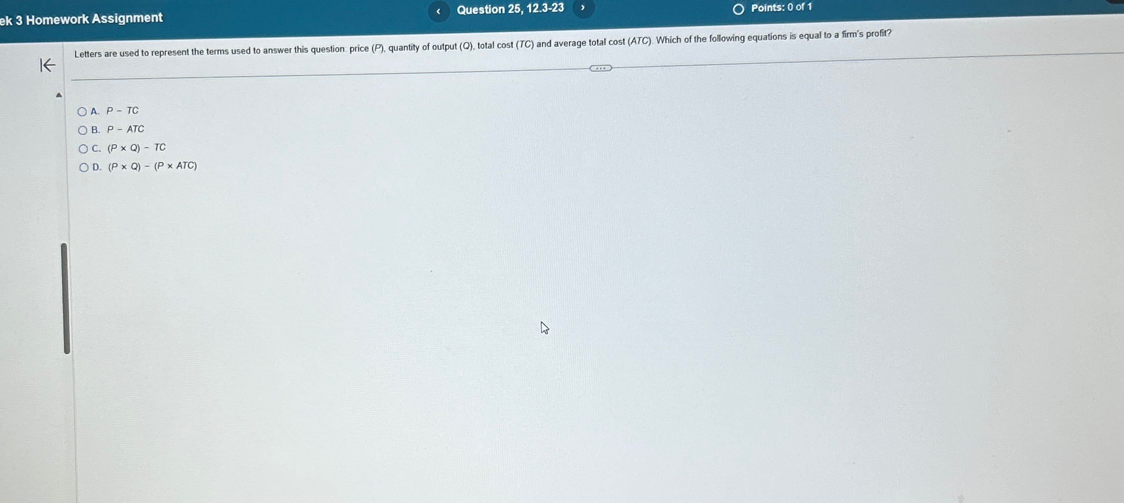 Solved ek 3 ﻿Homework AssignmentQuestion 25, 12.3-23Points: | Chegg.com