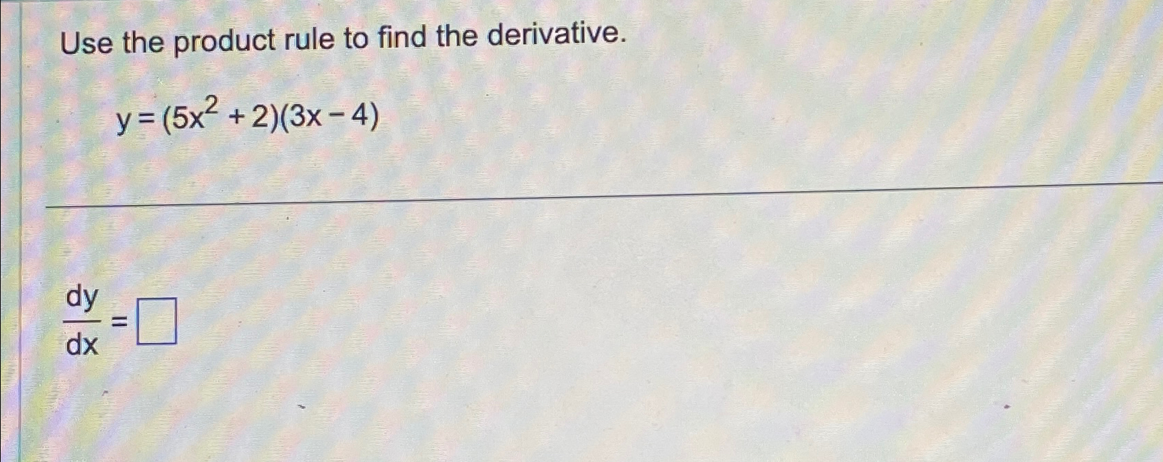 Solved Use the product rule to find the | Chegg.com