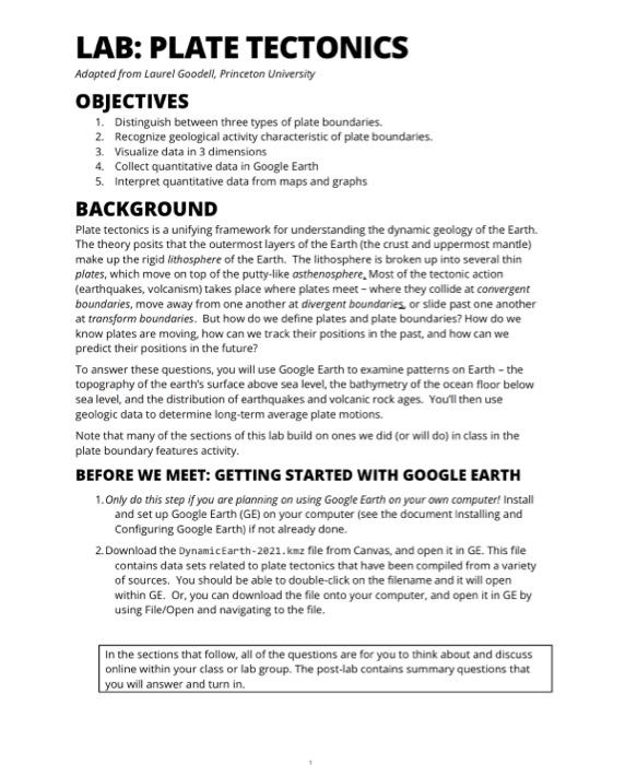 Solved OBJECTIVES 1. Distinguish between three types of | Chegg.com