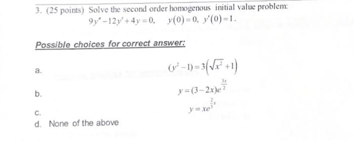 Solved 1. (25 points, Non-Exact DE) Applying the Exact | Chegg.com