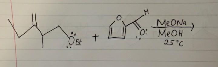 Solved H MeONA "O: MeoH 25°C "O Et + + | Chegg.com