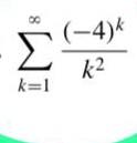 Solved ∑k=1∞k2(−4)k | Chegg.com