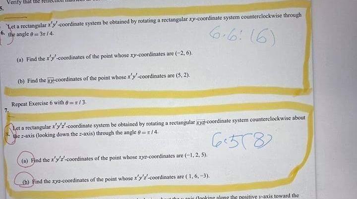 Solved Venly that use Lcta rectangular x'y-coordinate system | Chegg.com