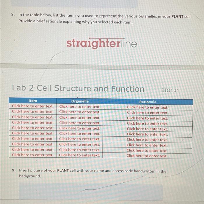 Solved Experiment 2: Create a Cell Post-Lab Questions 1. | Chegg.com