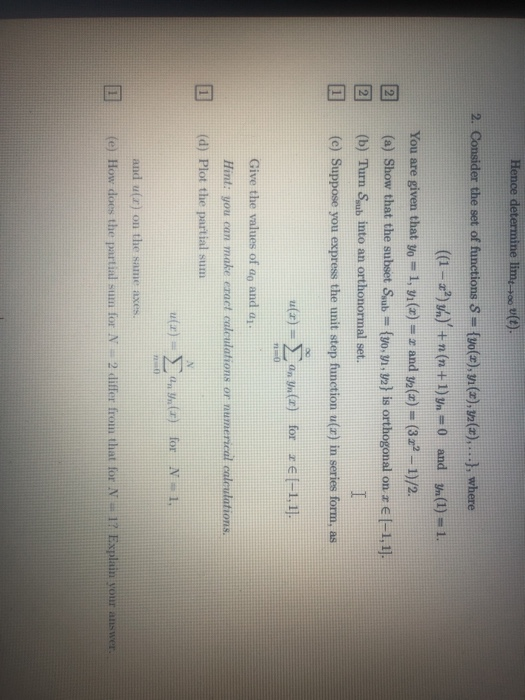 Solved 20 1. (a) Express the linear ramp function I su = { | Chegg.com