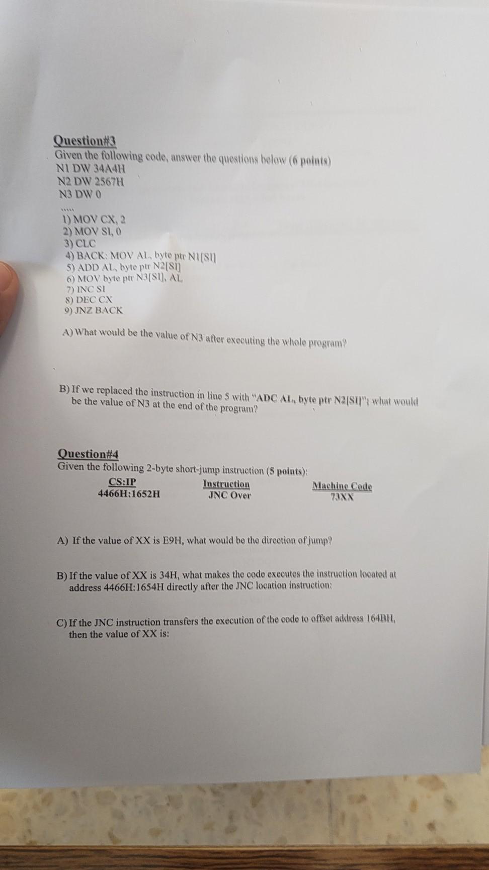 Solved 7 The Output File Extension Of The Assembler Is A 