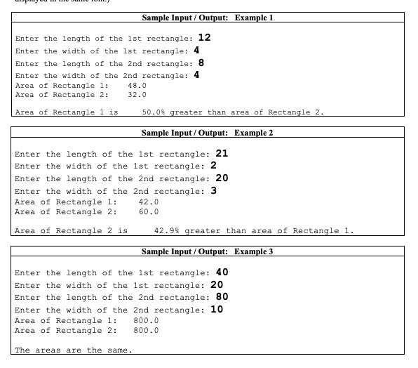 Solved Overview Your task is to write a program that inputs | Chegg.com