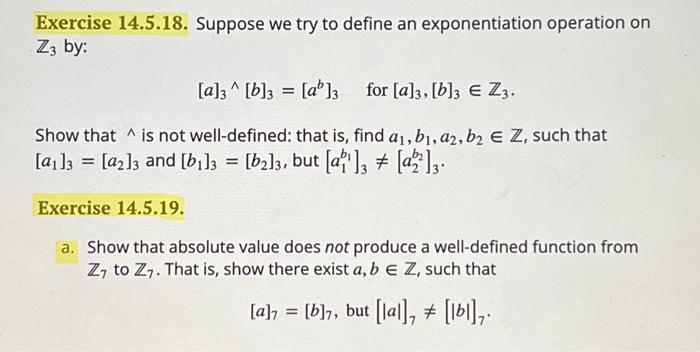 Solved Definition 14.5.2. (Modular Equivalence, second | Chegg.com