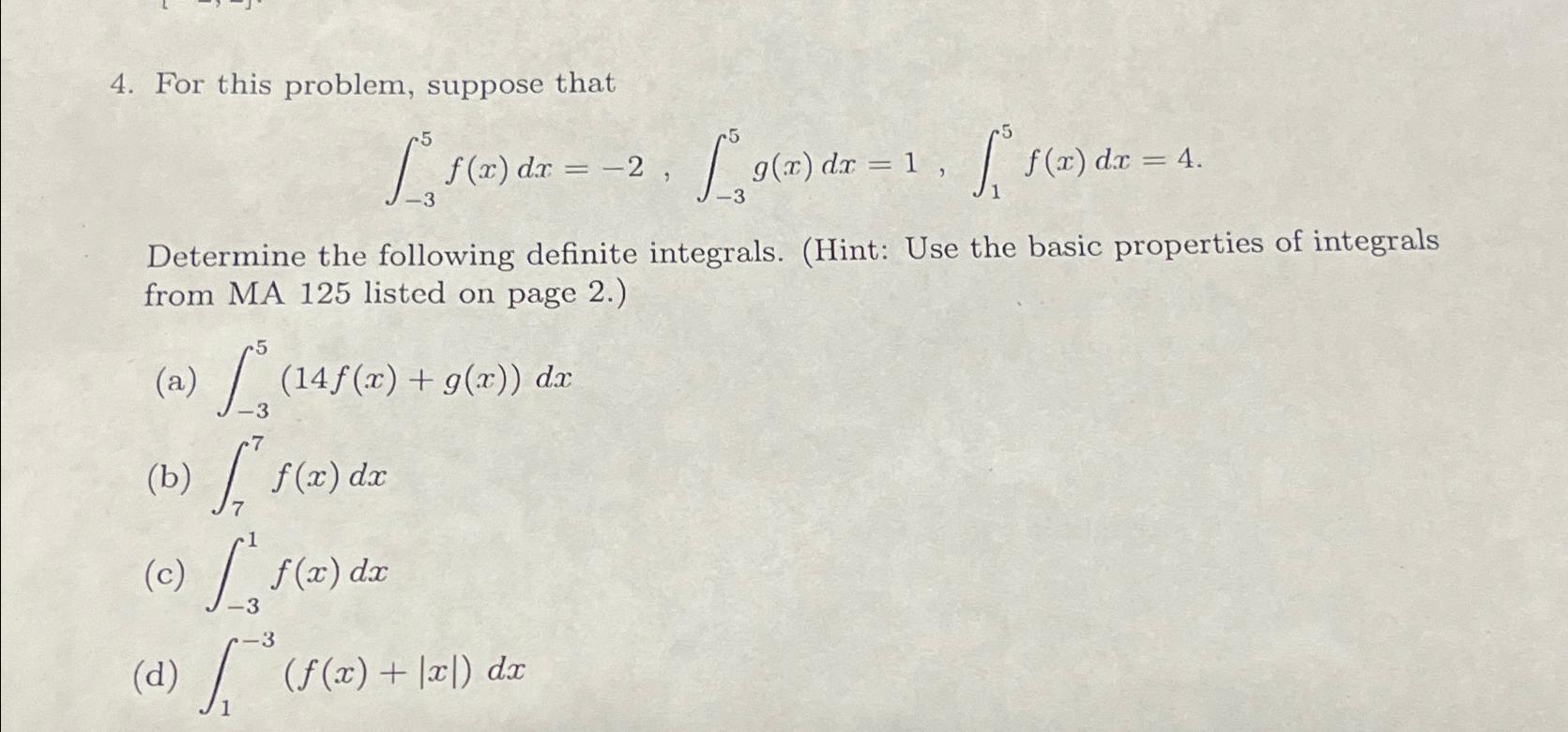 Solved For this problem, suppose | Chegg.com