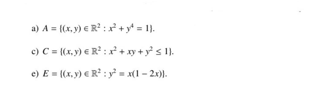 Solved Please prove fully that the following are closed sets | Chegg.com