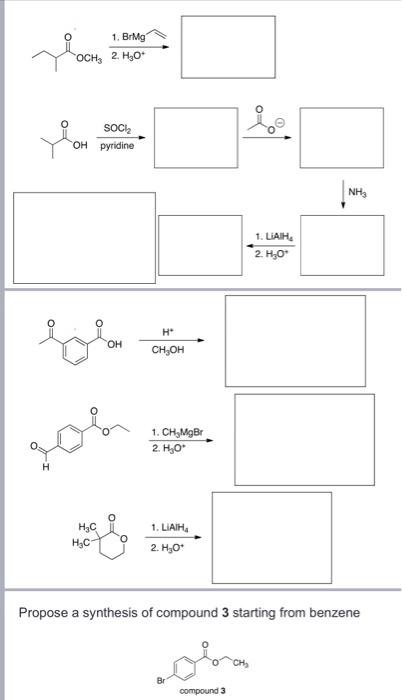 Solved pyridine SOCl2= 1. 2. H3O+ LiAlH CH3OHH∗→ 2. H3O+ | Chegg.com