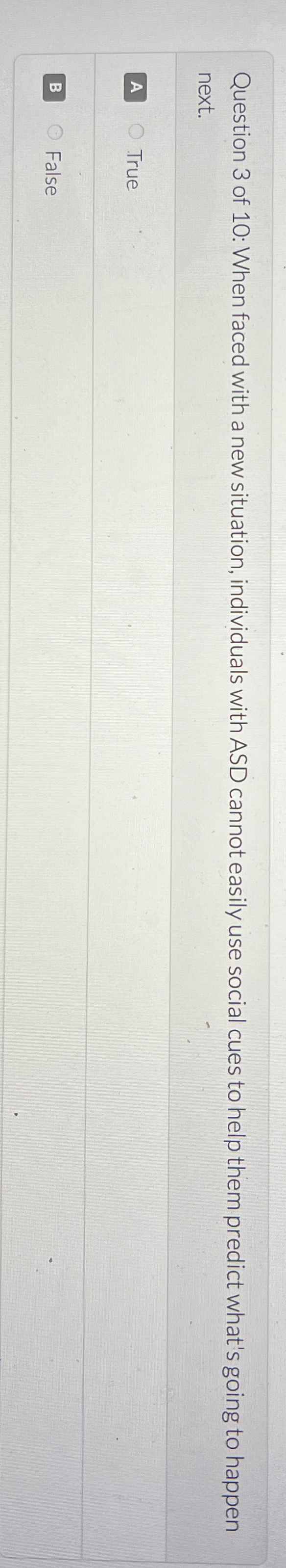 Solved Question 3 ﻿of 10: When faced with a new situation, | Chegg.com
