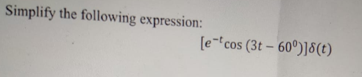Solved Simplify the following | Chegg.com