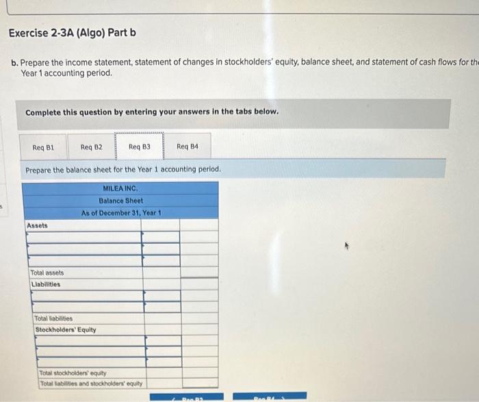 Solved Required information Exercise 2-3A (Algo) Effect of | Chegg.com