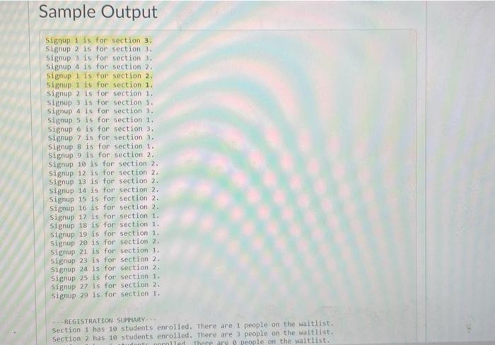 Solved Instructions Write a program that manages | Chegg.com