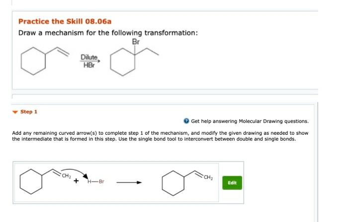 Solved Add any remaining curved arrow(s) to complete step 1 | Chegg.com Solved Add any remaining curved arrow(s) to complete step 1 | Chegg.com