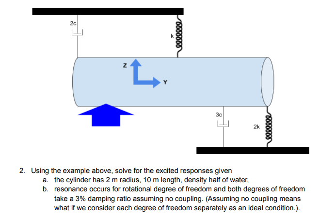 2. ﻿Using the example above, solve for the excited | Chegg.com