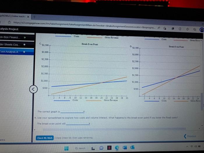 Excel Formulas Contribution Margin Break-Even Point | Chegg.com