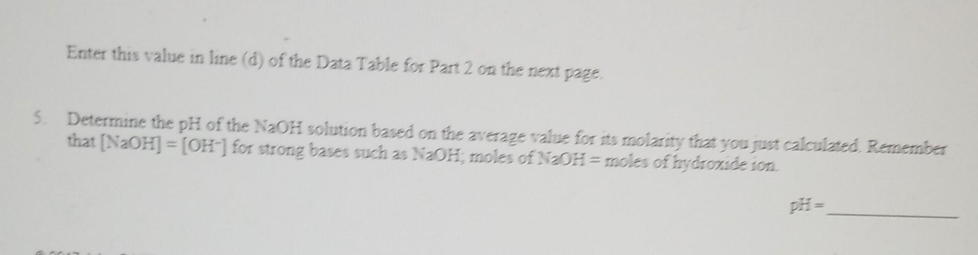 Solved Experiment 14 ACID-BASE TITRATIONS Background: | Chegg.com
