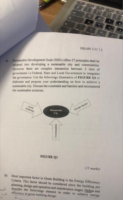 Solved (a) Sustainable Development Goals (SDG) offers 27 | Chegg.com