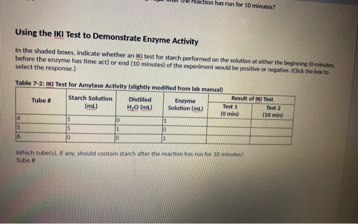 Solved the reaction has run for 10 minutes? Using the IKI | Chegg.com
