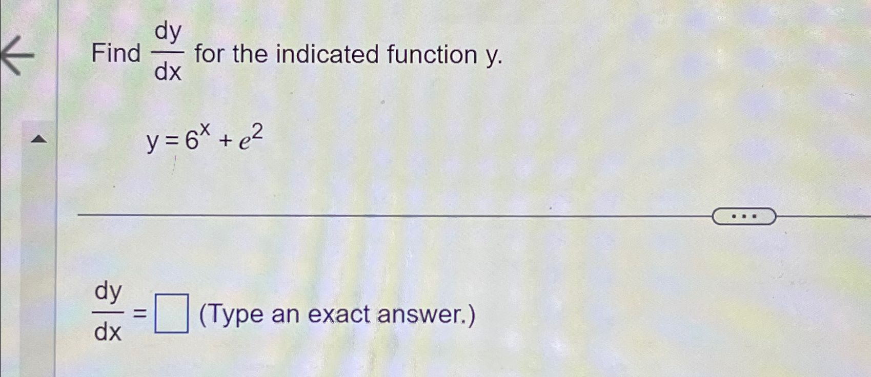 Solved Find dydx ﻿for the indicated function | Chegg.com