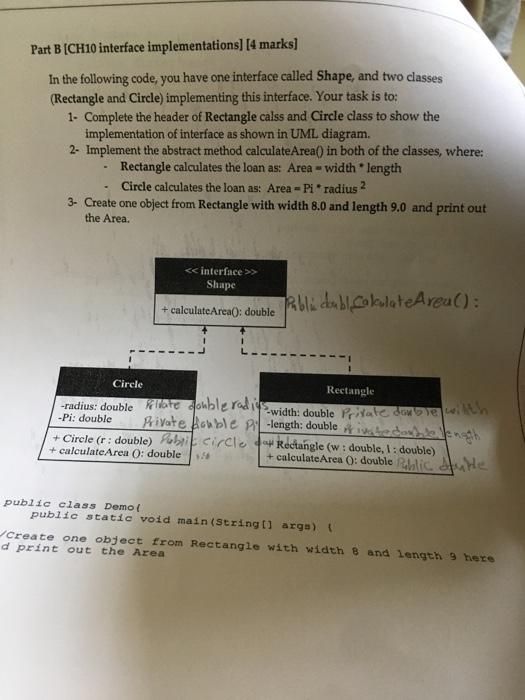 Solved complete the code i need it in java and fast i need | Chegg.com