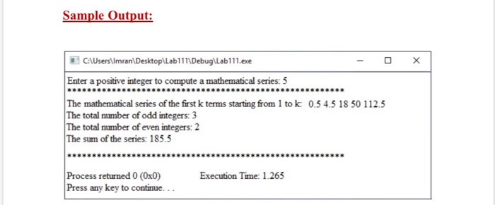 Solved Problem Statement: In mathematics, a series is, | Chegg.com