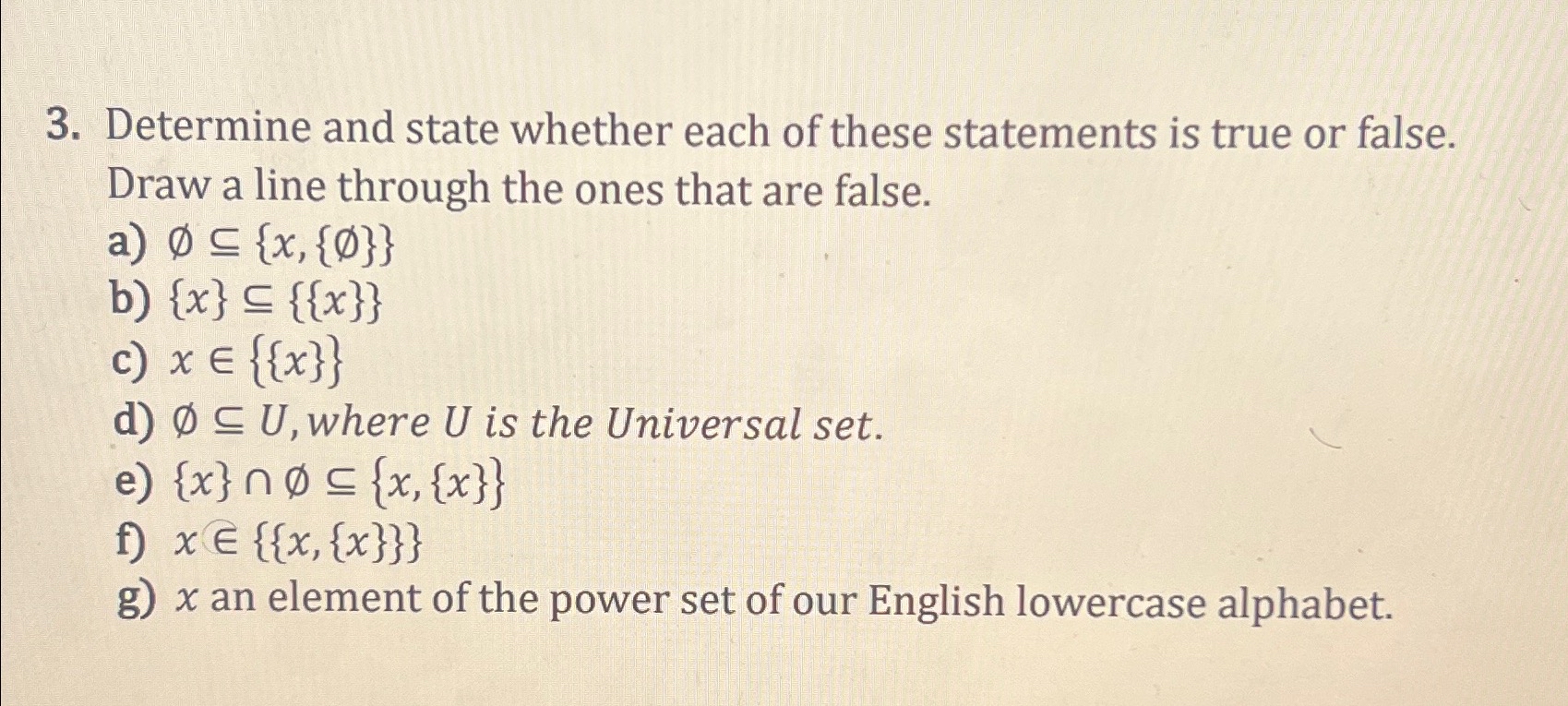 Solved Determine and state whether each of these statements | Chegg.com