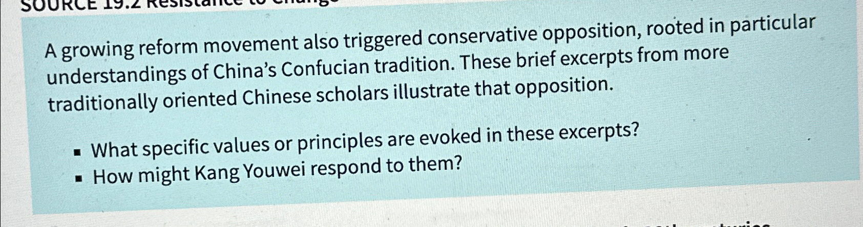 Solved A growing reform movement also triggered conservative | Chegg.com