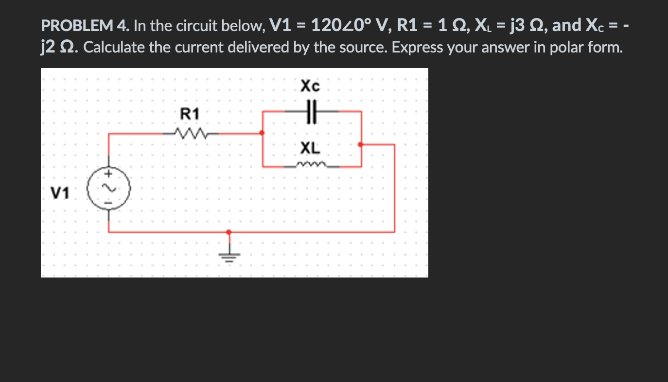 Solved PROBLEM 4. ﻿In the circuit below, | Chegg.com