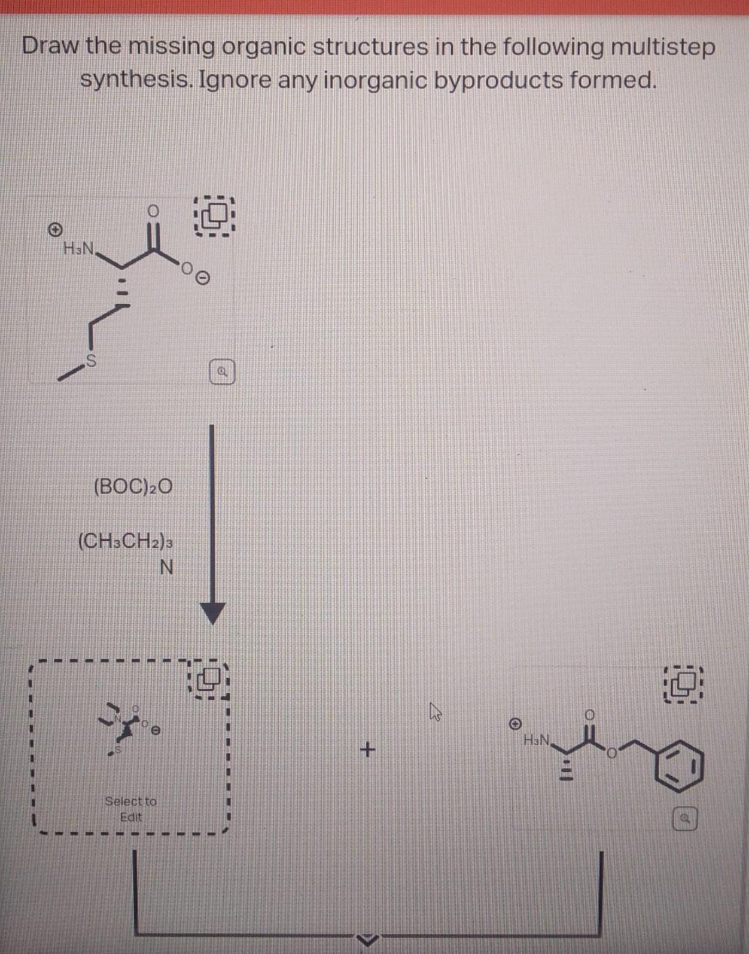 Solved Draw the missing organic structures in the following | Chegg.com
