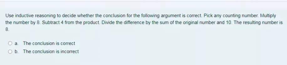 Solved Use inductive reasoning to decide whether the | Chegg.com