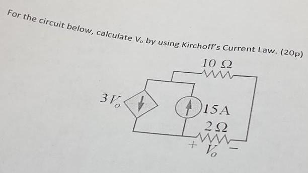 Solved 1) For the circuit below, find V1,V2,V3, and V4 | Chegg.com