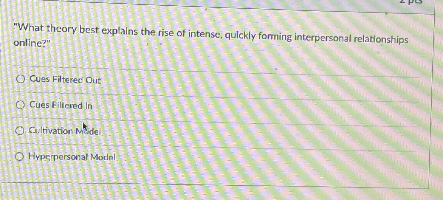 Solved "What theory best explains the rise of intense, | Chegg.com