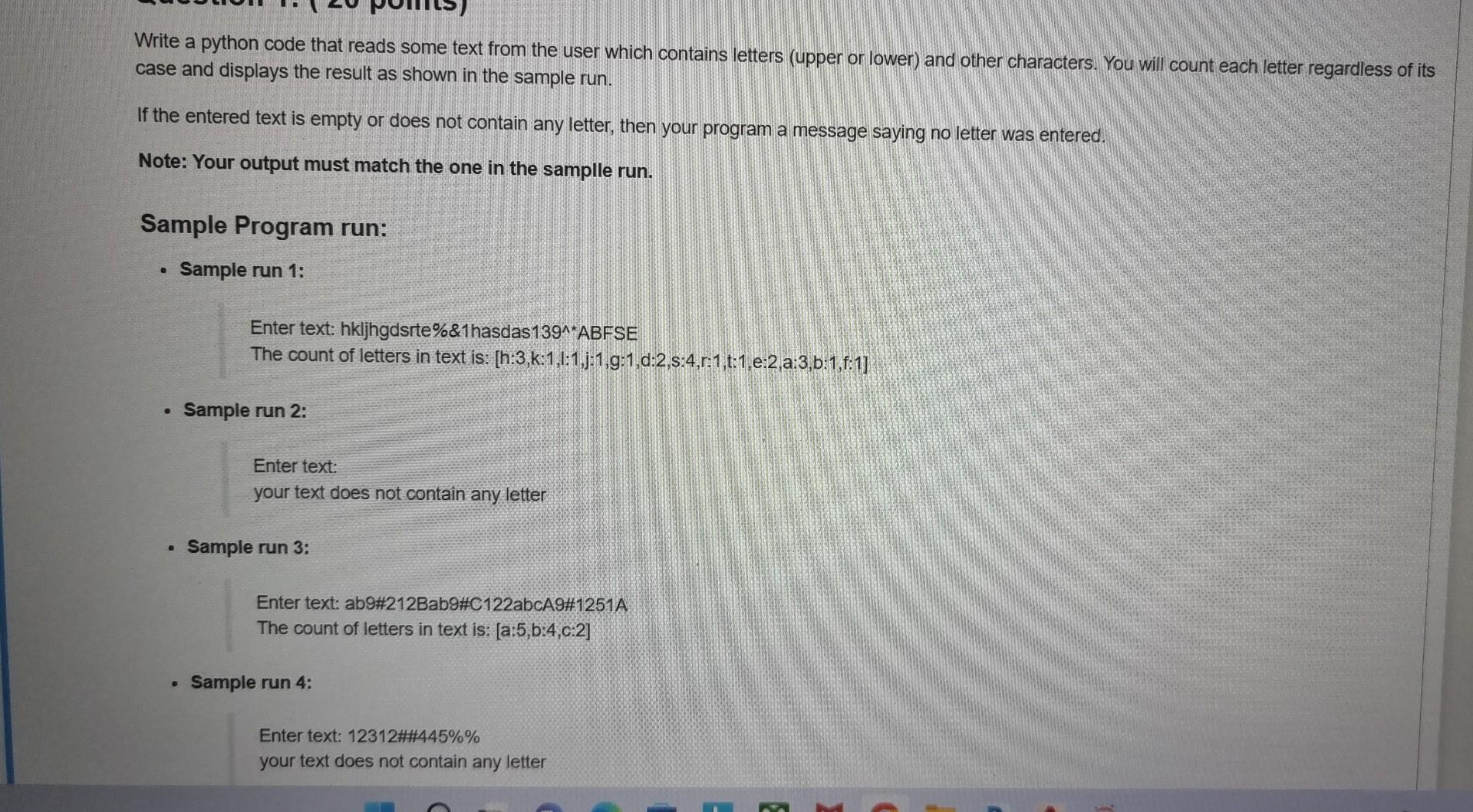 Solved Pyton Code It Has To Be Solved Using While Or For