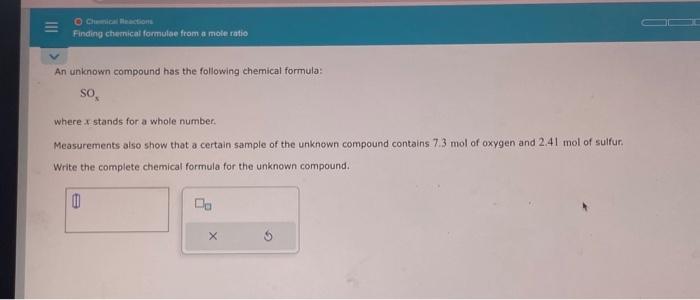 Solved An unknown compound has the following chemical | Chegg.com