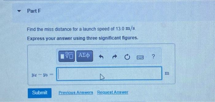Solved refer to the as the "miss distance: Express | Chegg.com