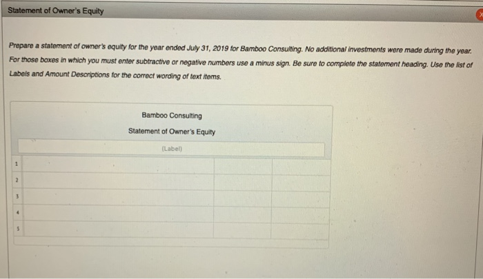 Solved Bamboo Consulting is a consulting firm owned and | Chegg.com