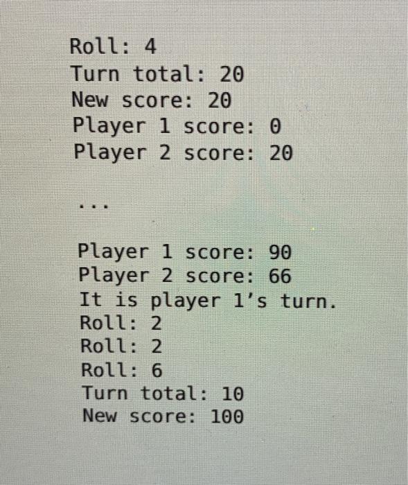 Solved In this assignment, we will be implementing a dice | Chegg.com
