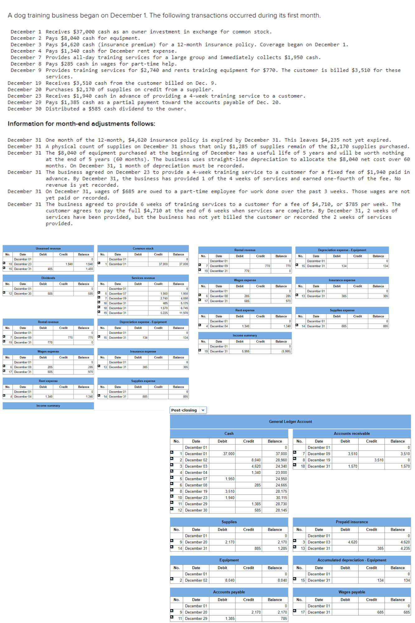 Solved I need help filling in the charts | Chegg.com